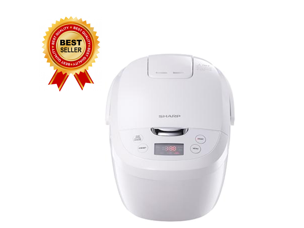 READY STOCK 100% Original Sharp 1.8L Digital Rice Cooker KSE185WH KS ...