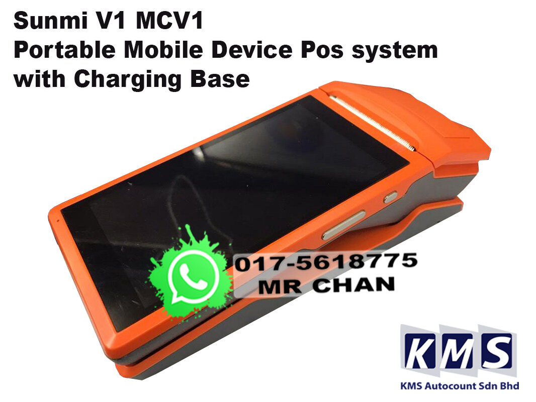 Sunmi V1 MCV1 Portable Mobile device Pos system with Charging Base | Lazada