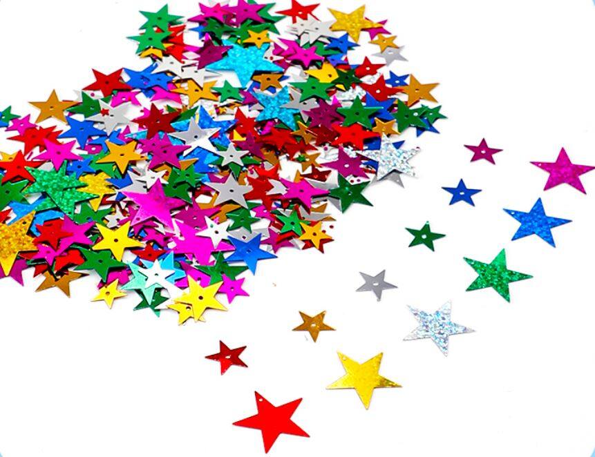 Labuci Berbagai Bentuk dan Warna / Sequin 15g Assorted Colour and Size ...