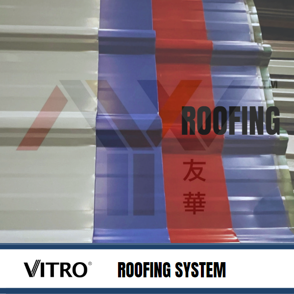 0.47MM METAL DECK ROOFING DARK GREY AND FINA BLUE | Lazada