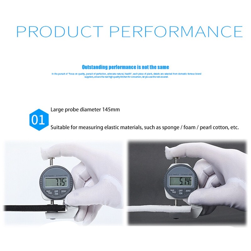 Digital Thickness Gauge Electronic Thickness Meter Measure Thickness of ...