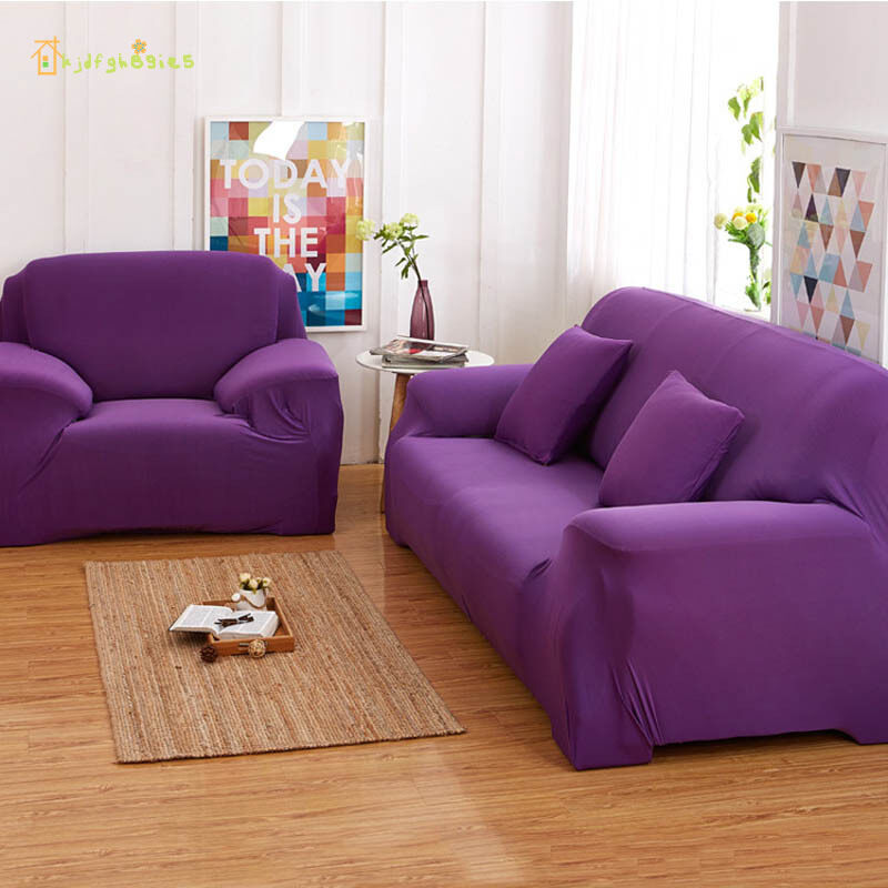 KJDF ยืดตัดผ้าคลุมโซฟาผ้าคลุมเก้าอี้นวมเนื้อนุ่มยืดหยุ่นผ้าคลุมโซฟา ...