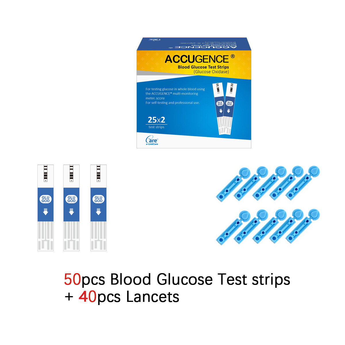 3 in 1 Multifunctional Blood Analyzer Test Paper Kit Diabetes Gout Test ...