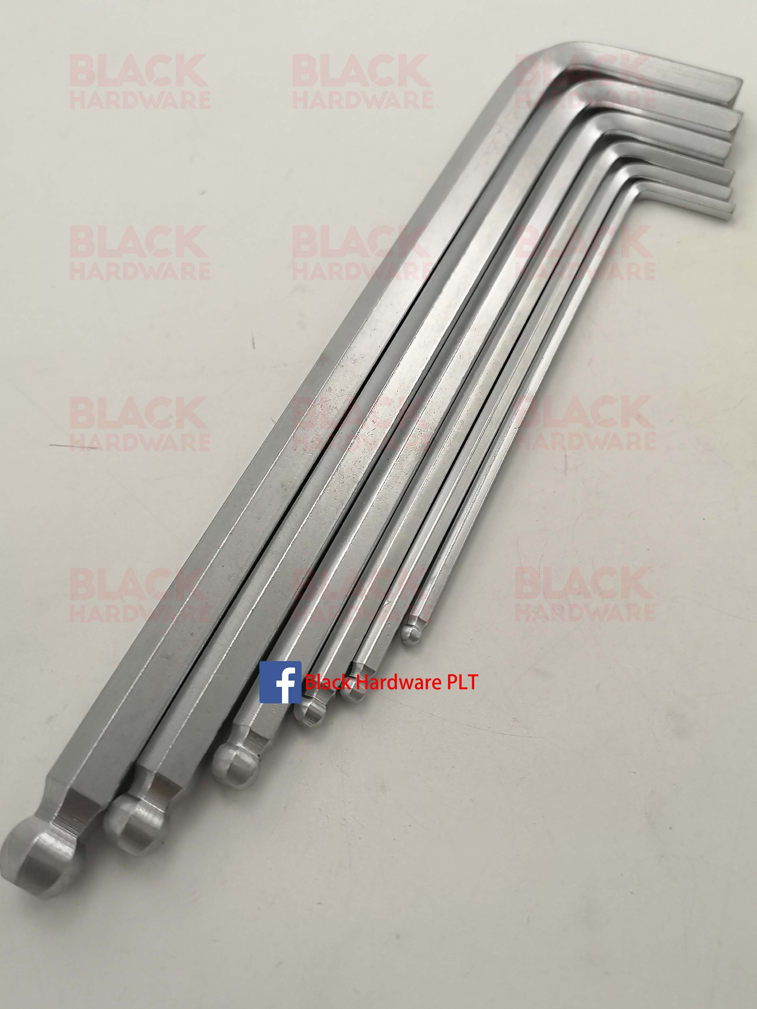 Black Hardware Crv MM Allen Key Set Hex Spanner Set Bicycle Kerata Car ...