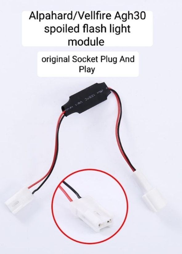 Toyota alphard vellfire agh30 spoiler brake light strobe module relay ...