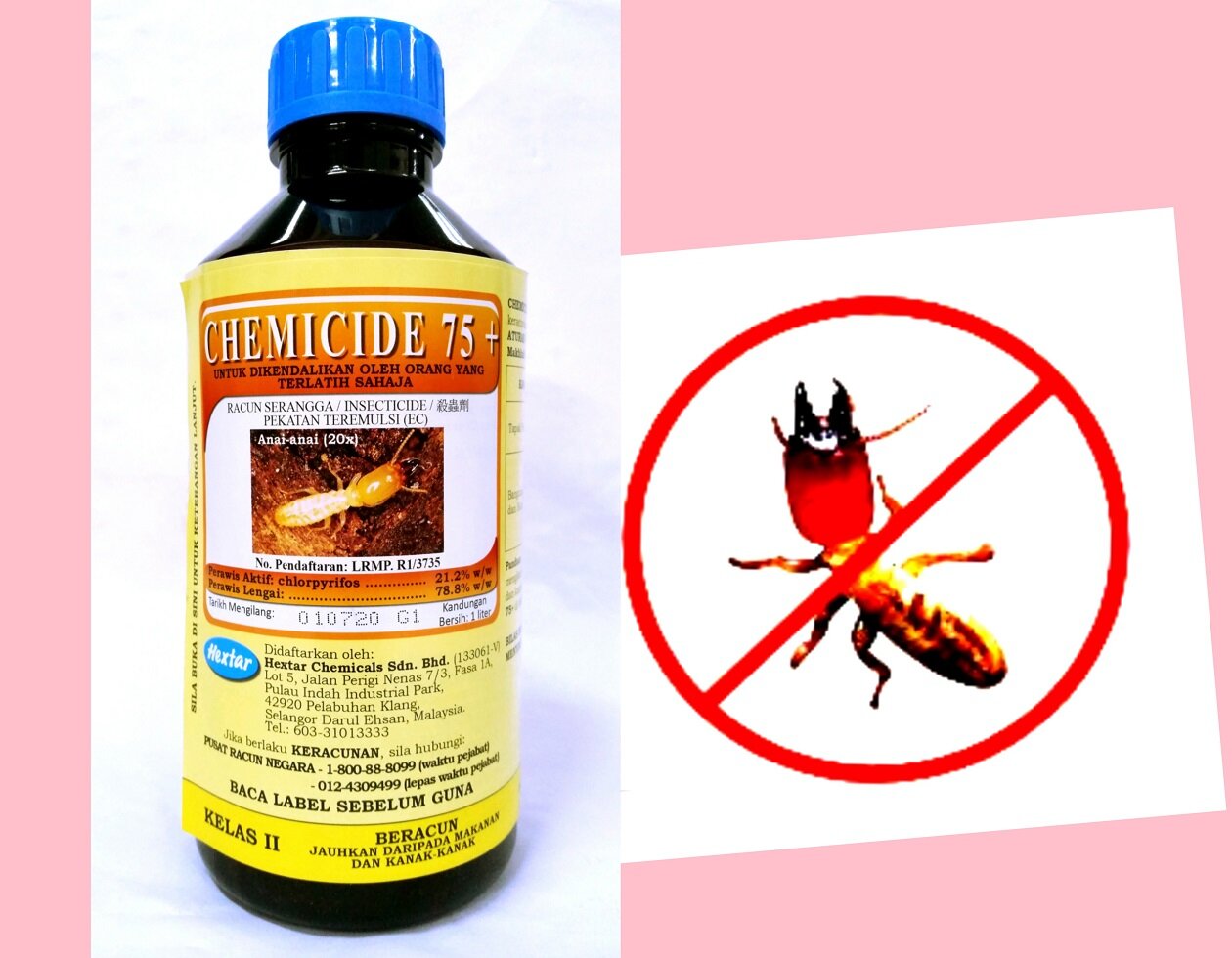 Chemicide 75+ 1 Liter Termite Potion / Racun Anai Anai Dan Rayap | Lazada
