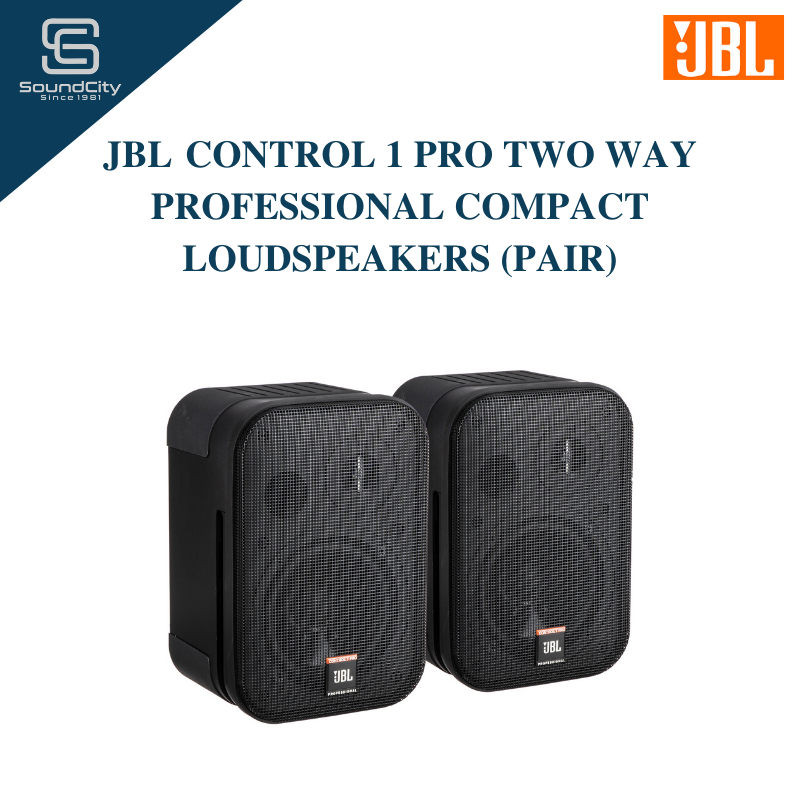 JBL Control 1 Pro Two Way Professional Compact Loudspeakers (Pair) | Lazada