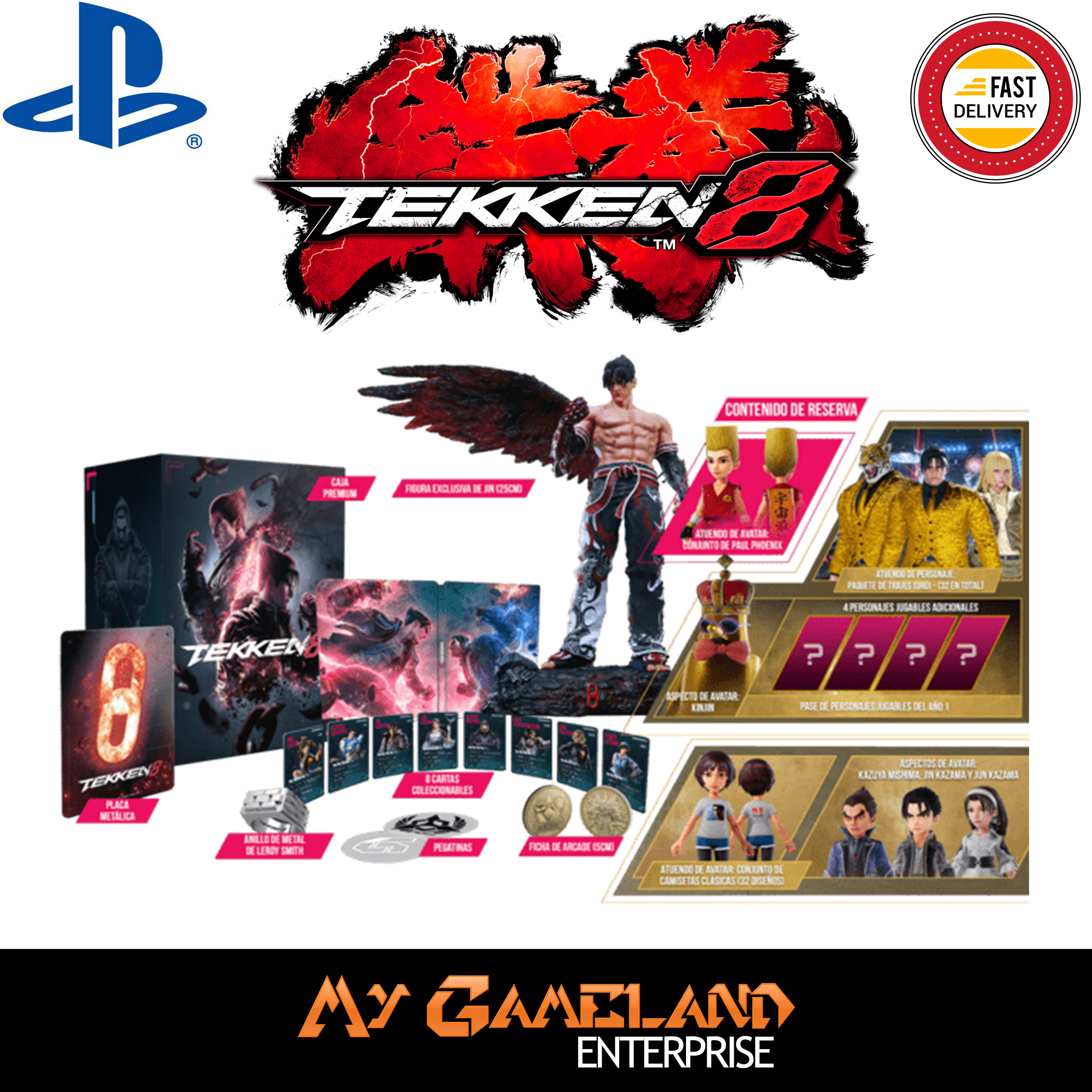 PS5 Tekken 8 Premium Collector's Edition / Final Fantasy VII Rebirth ...