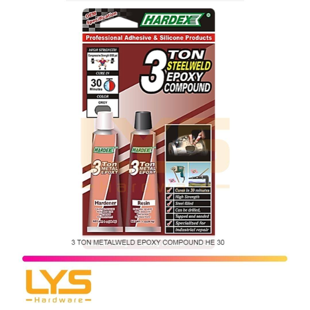[LYShardware][HARDEX] 3 Ton Steelweld Epoxy Compound [HE-30] - Super ...