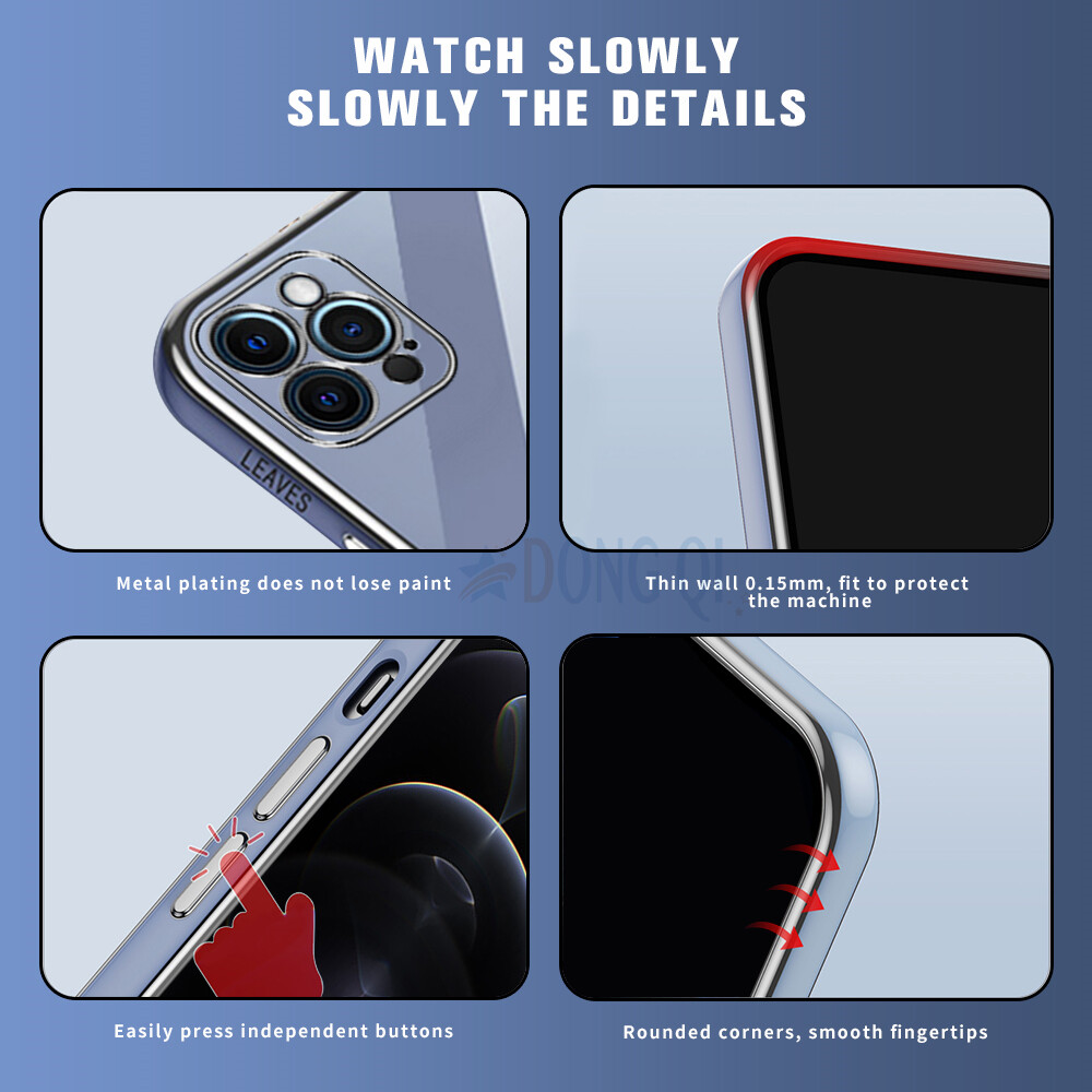 DongQi Maple Leaf 6D ชุบกรณีสำหรับ Huawei Nova 8i Nova 7i Nova 7SE Nova ...