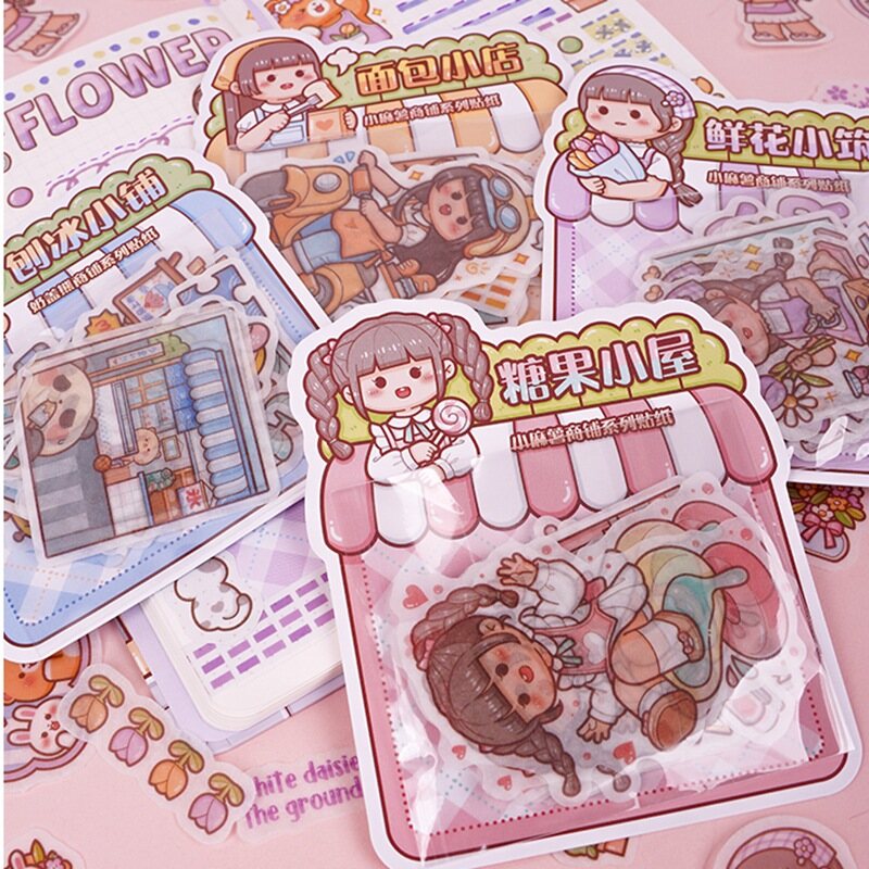 [Ready Stock] Duga Liitle Mochi 小麻薯 Small Mochi Sticker Pack | Lazada