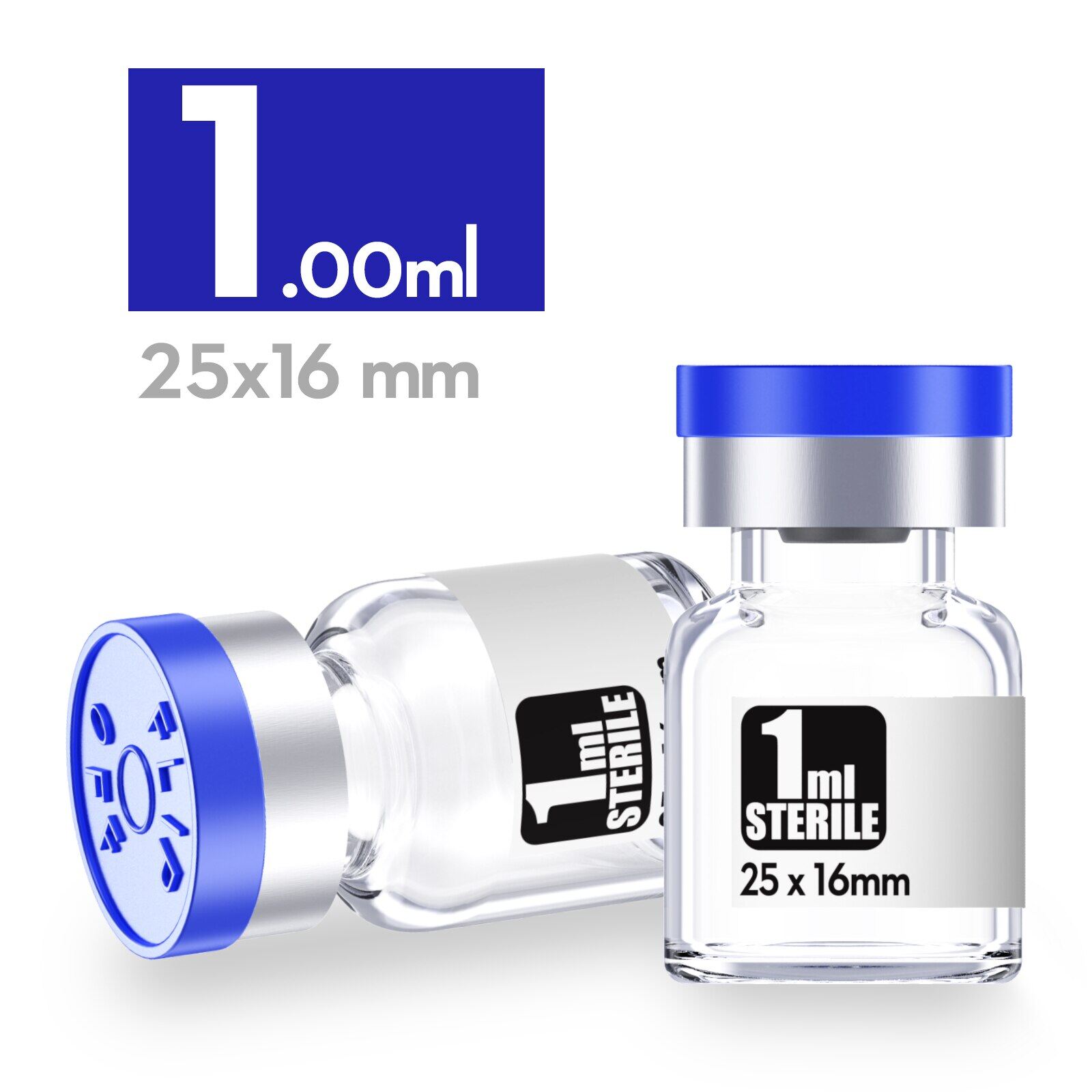 50ml Syringe Ks-Tek 1ml Sterile Glass Vials - Type 1 Borosilicate With ...