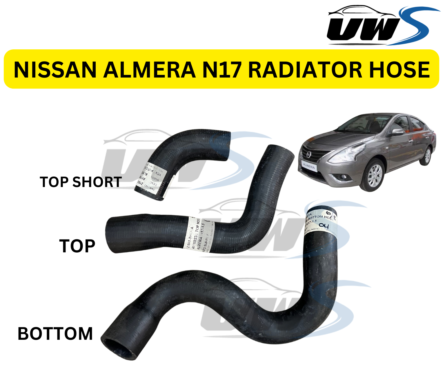 NISSAN ALMERA N17 RADIATOR HOSE | Lazada