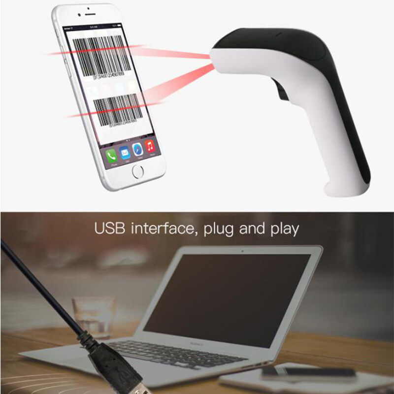 Cordless 2D Image 2.4GHz Bar code Scanner, Wireless Barcode Scanner ...