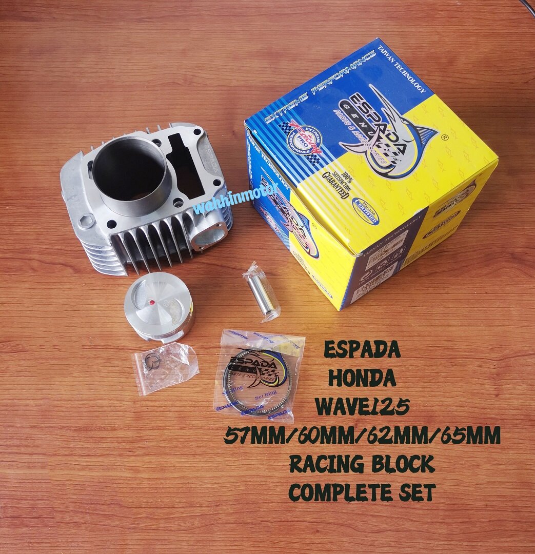 [ ESPADA ] HONDA WAVE125 WAVE125S WAVE125X W125 RACING BLOCK COMPLETE ...