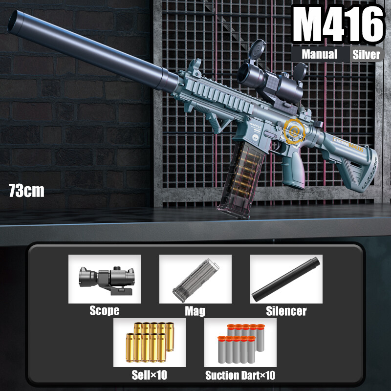 Children'sToy Gun Automatic Electric Soft Bullet Blaster Airsoftguns ...