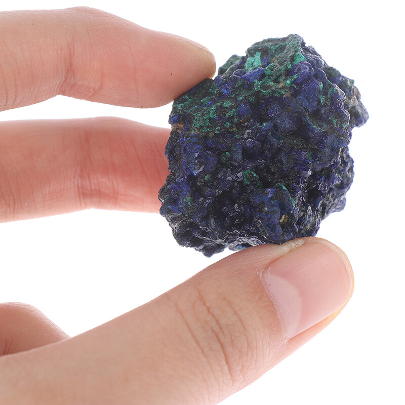 Gao Natural Azurite Malachite Geode Crystal Mineral Specimen Reiki ...