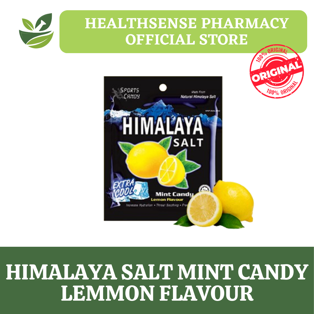 HIMALAYA SALT MINT CANDY LEMON FLAVOUR | Lazada