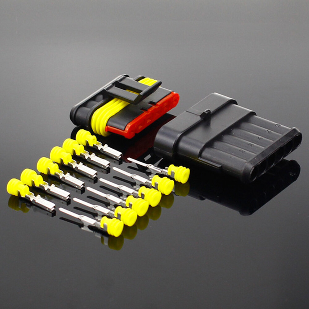 Waterproof 1/2/3/4/5/6 Pin Way Seal Quad Bike Electrical Automotive ...