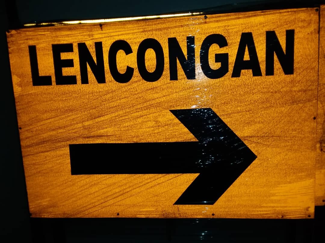 JKR SPEC TEMPORARY ROAD SIGN 2X3FT FOLDABLE AWAS PANDU PERLAHAN, AWAS ...