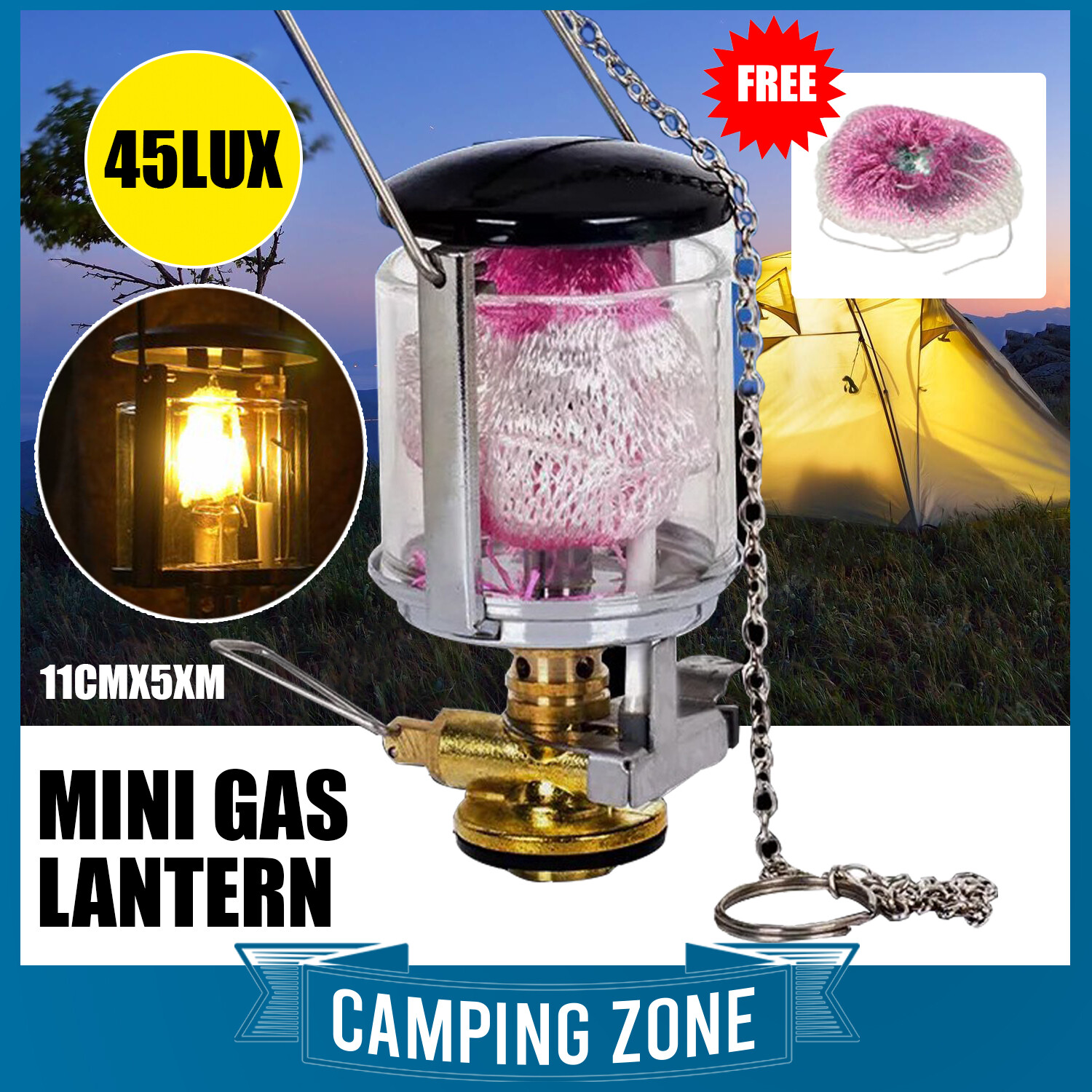 Gas Lantern Camping Lantern Mini Lantern Mini Gas Lantern Gas Lamp ...