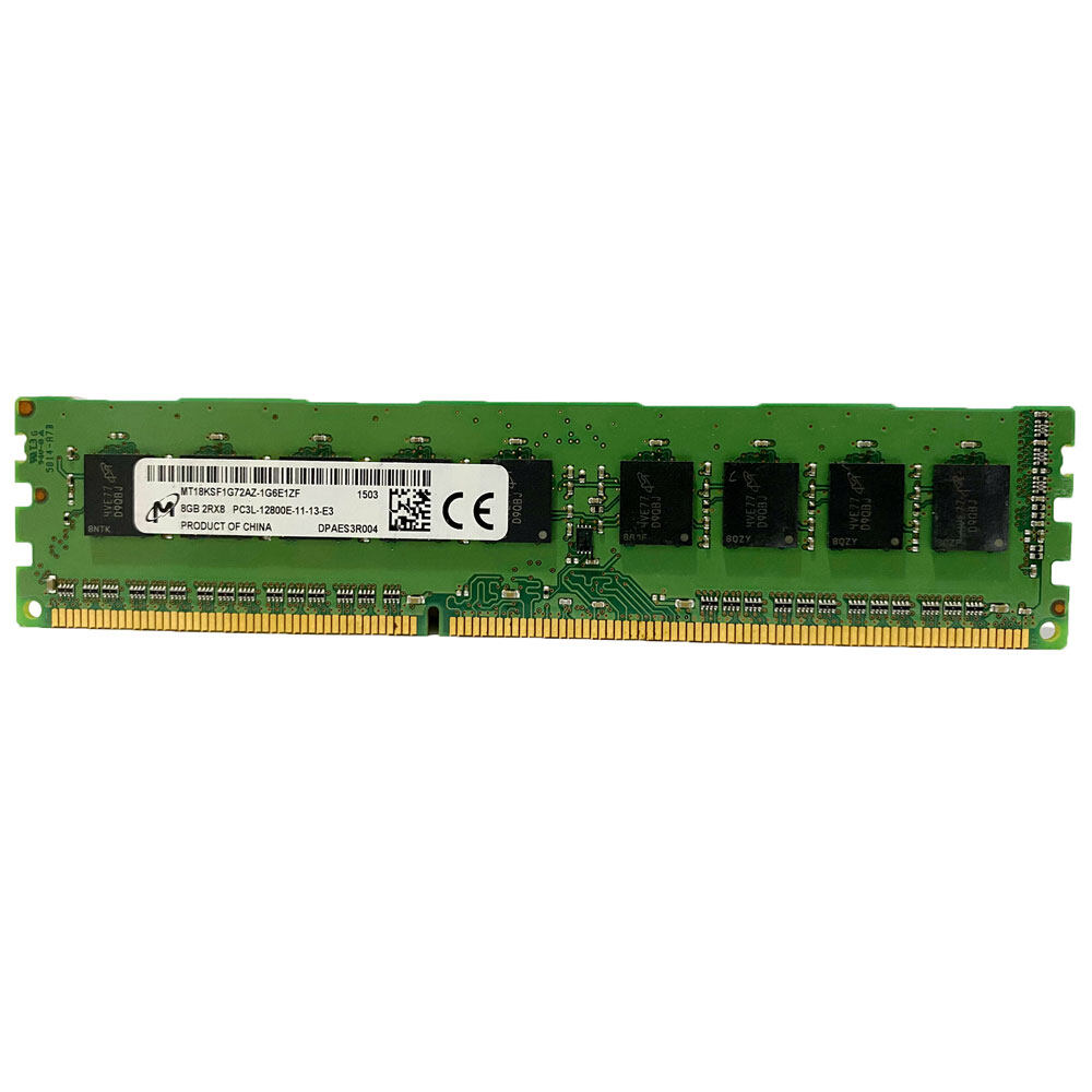 RAM ECC 4GB 2Rx8 PC3-12800E-11-11-E3 /MICRON (มือ2) - COM IN BLACK - ThaiPick