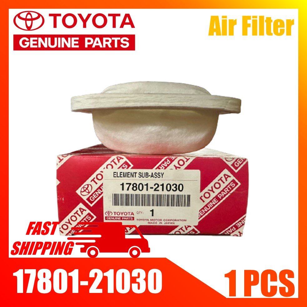 Original Toyota Air Filter Element Sub Assy 17801-21030 – Air Filter ...
