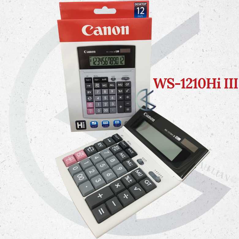 Canon 12 Digits Calculator / Electronic / Solar And Battery ( HS-20TSC / TX-1210Hi III / WS ...