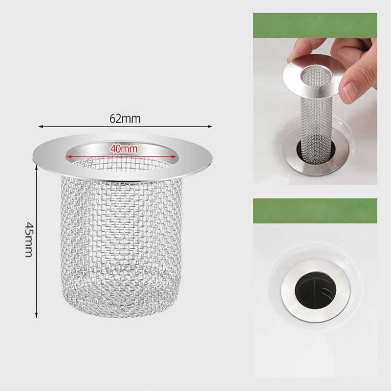 Stainless Steel Floor Drain Filter Mesh Kitchen Sink Anti-clog Filter ...