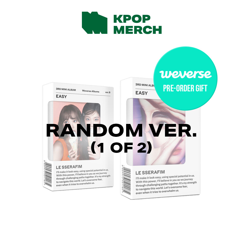 [+Weverse Gift] LE SSERAFIM - 3rd Mini Album [ EASY ] Weverse Albums ...