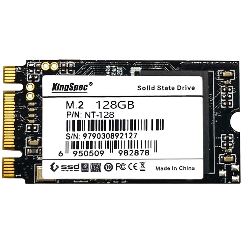 KingSpec M.2 SSD 2242 NGFF 128GB ภายในโซลิดสเตทไดรฟ์ SATA 6กิกะไบต์/วินาทีสำหรับ Ultrabook ...