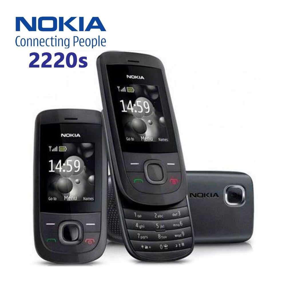 Original For Nokia 2220S Openline MP4 Player Basic Mobile Phone GSM 1.8 ...