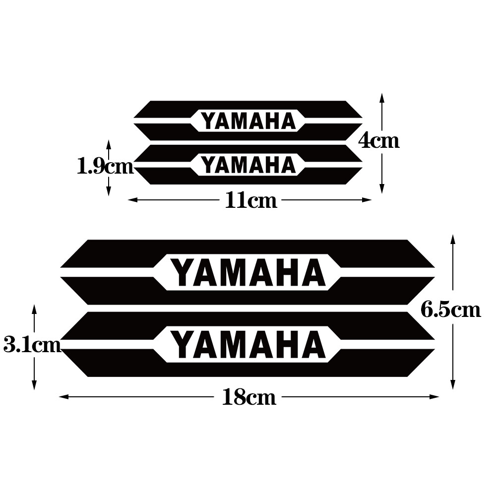 เหมาะสำหรับ Yamaha Shock-Absorbing Modified Car Stickers Waterproof ...
