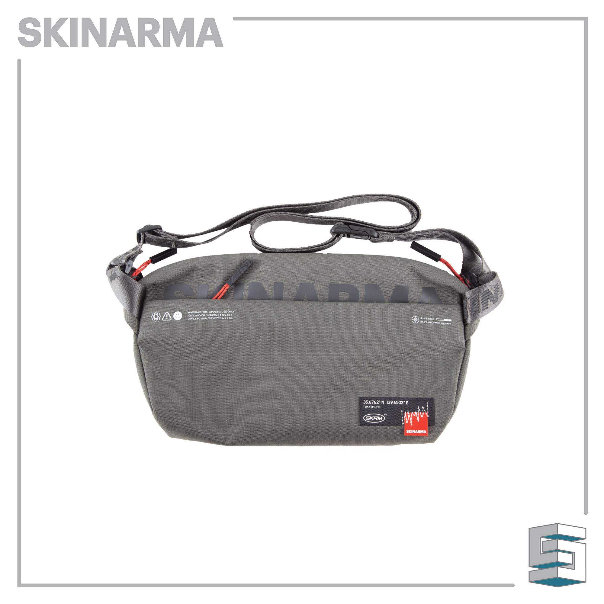 SKINARMA Crossbody Fardel Bag - Black/Olive/Ivory | Lazada