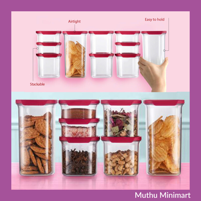 Original Tupperware | Ultra Clear Containers Food Canister Storage ...