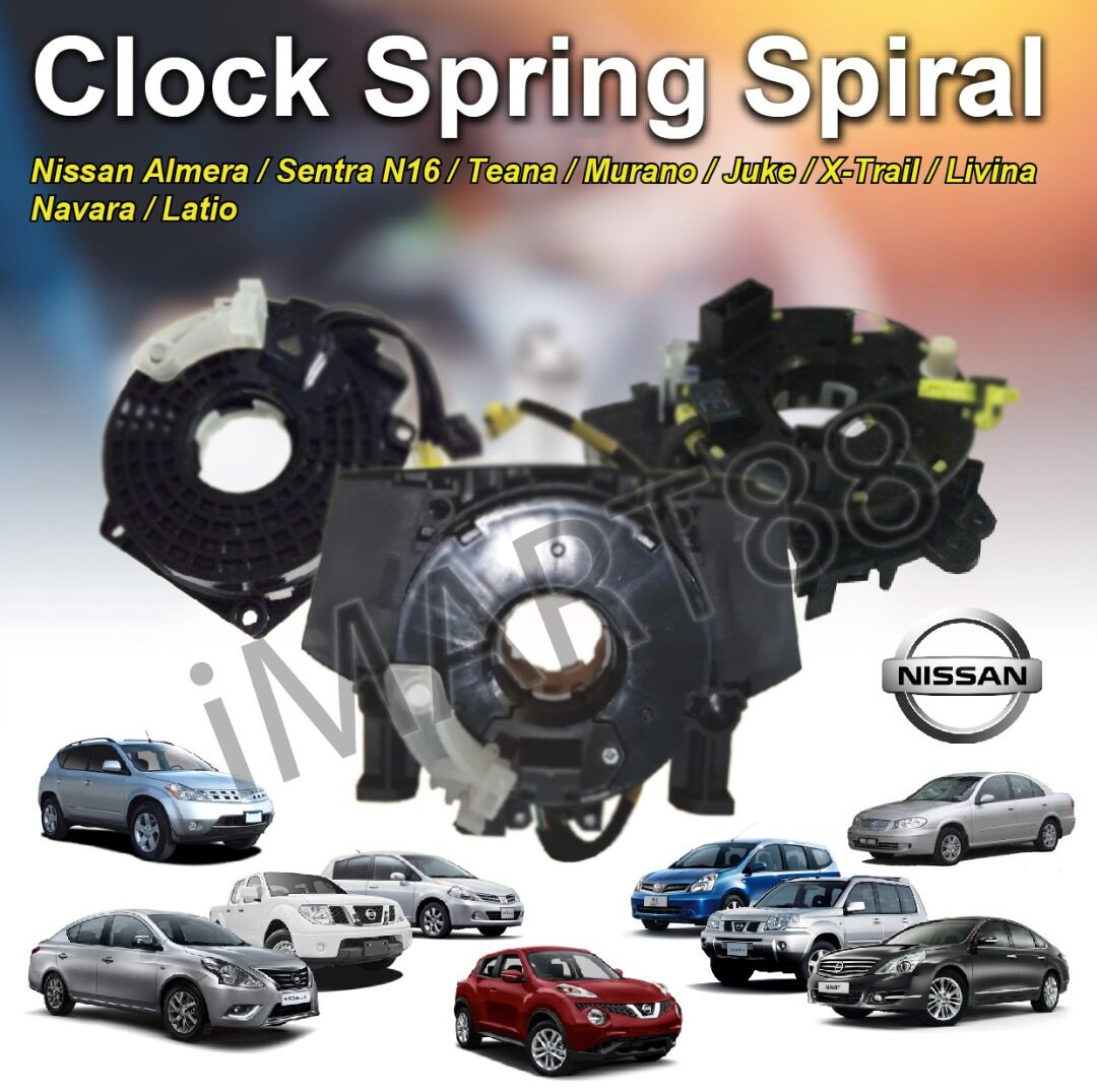Nissan Clock Spring Spiral Cable Almera Teana X-Trail Navara Latio ...