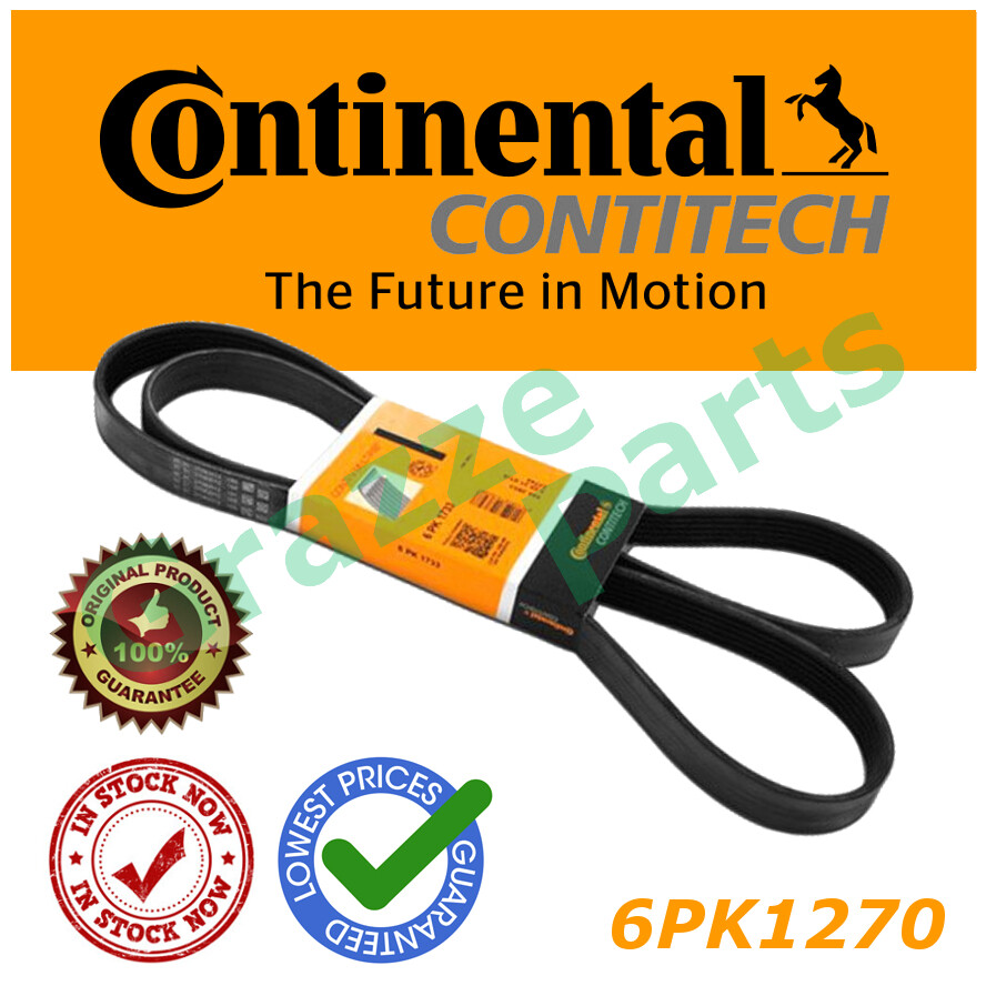 Continental Contitech Serpentine / Rib Belt 6PK1270 | Lazada