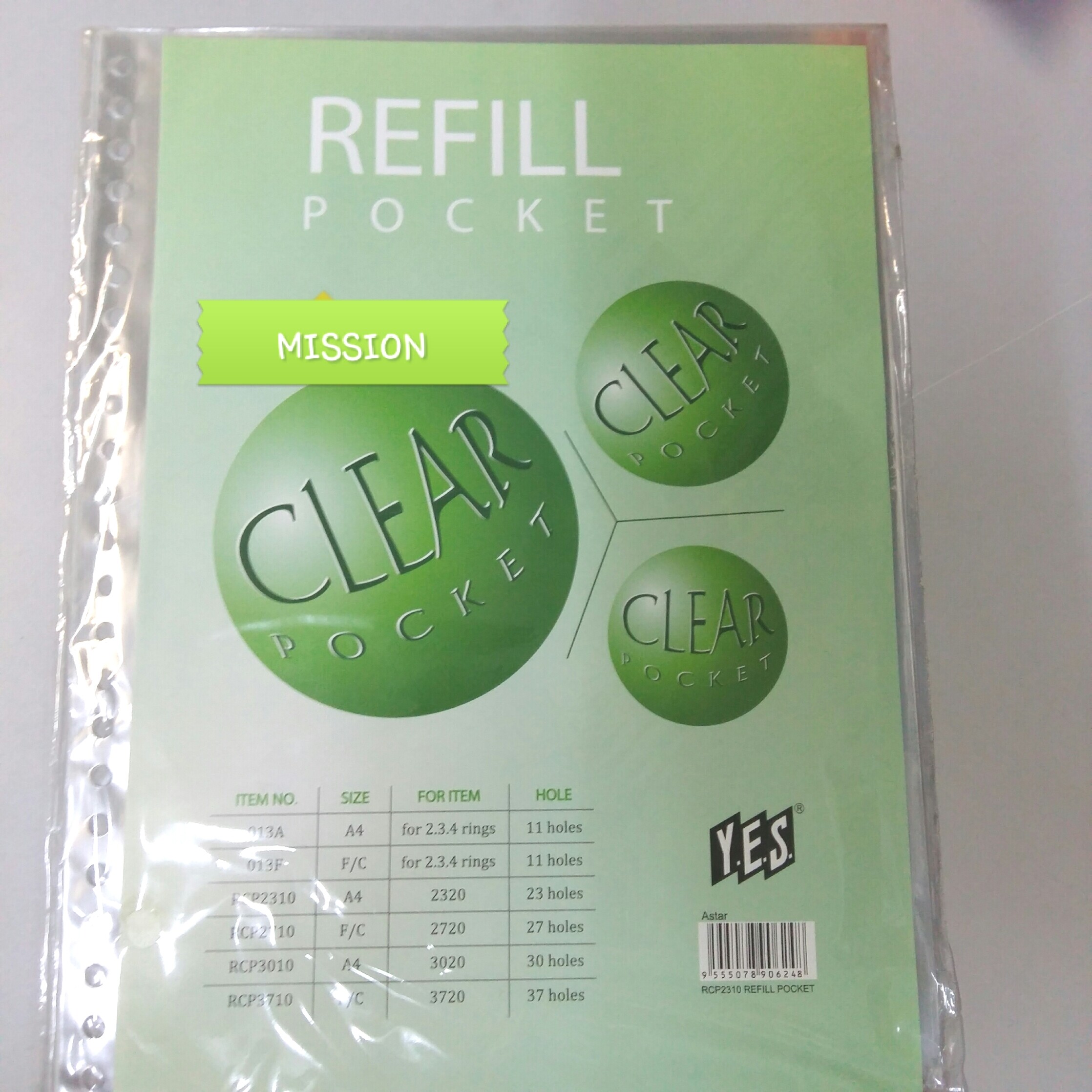 Clear Pocket Refill (A4 Size) | Lazada
