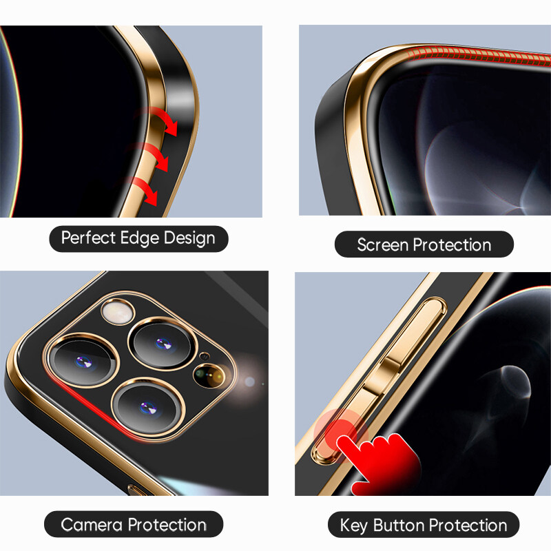 Electroplated เคสโทรศัพท์ Infinix Smart 6 2/32GB HD X6511 X6512 ...