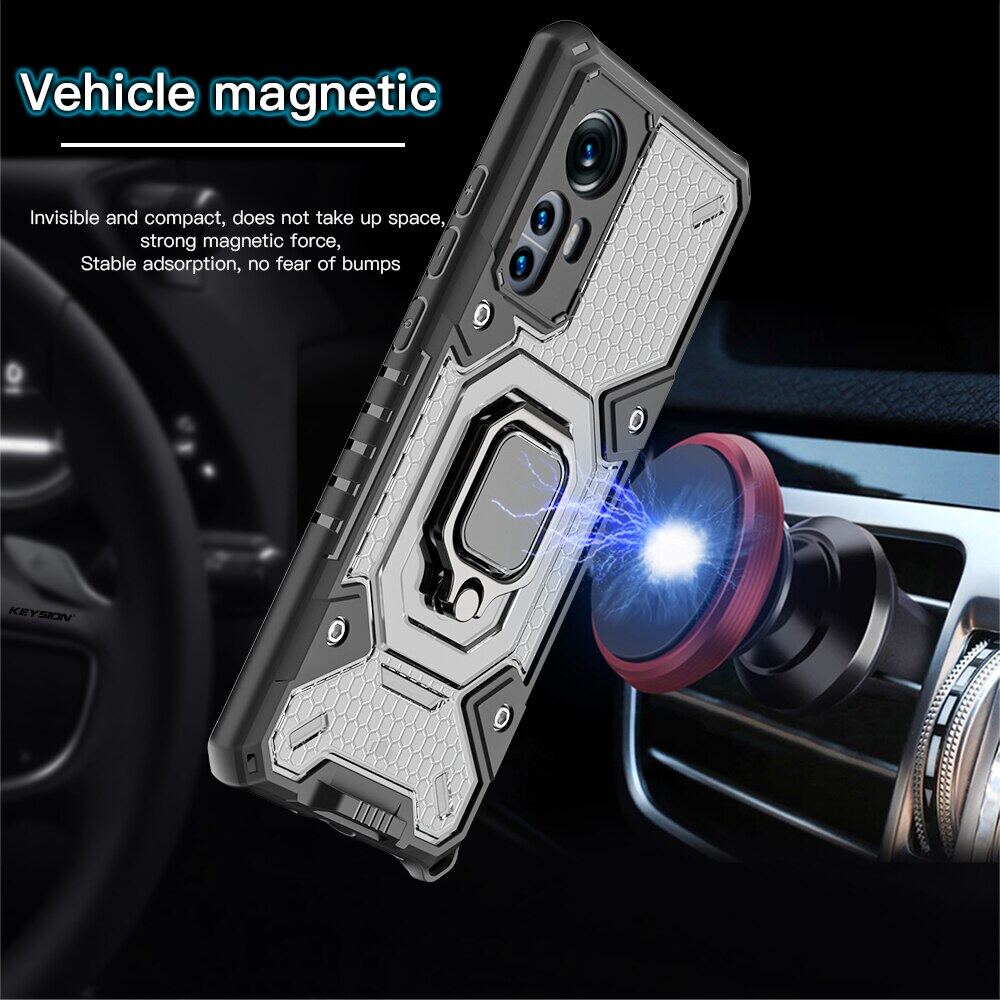 KEYSION เคสกันกระแทกสำหรับ Xiaomi Mi 12 12X 12 Pro 5G แหวนใสโทรศัพท์ฝาหลังสำหรับเล่นเกม Redmi 10 ...