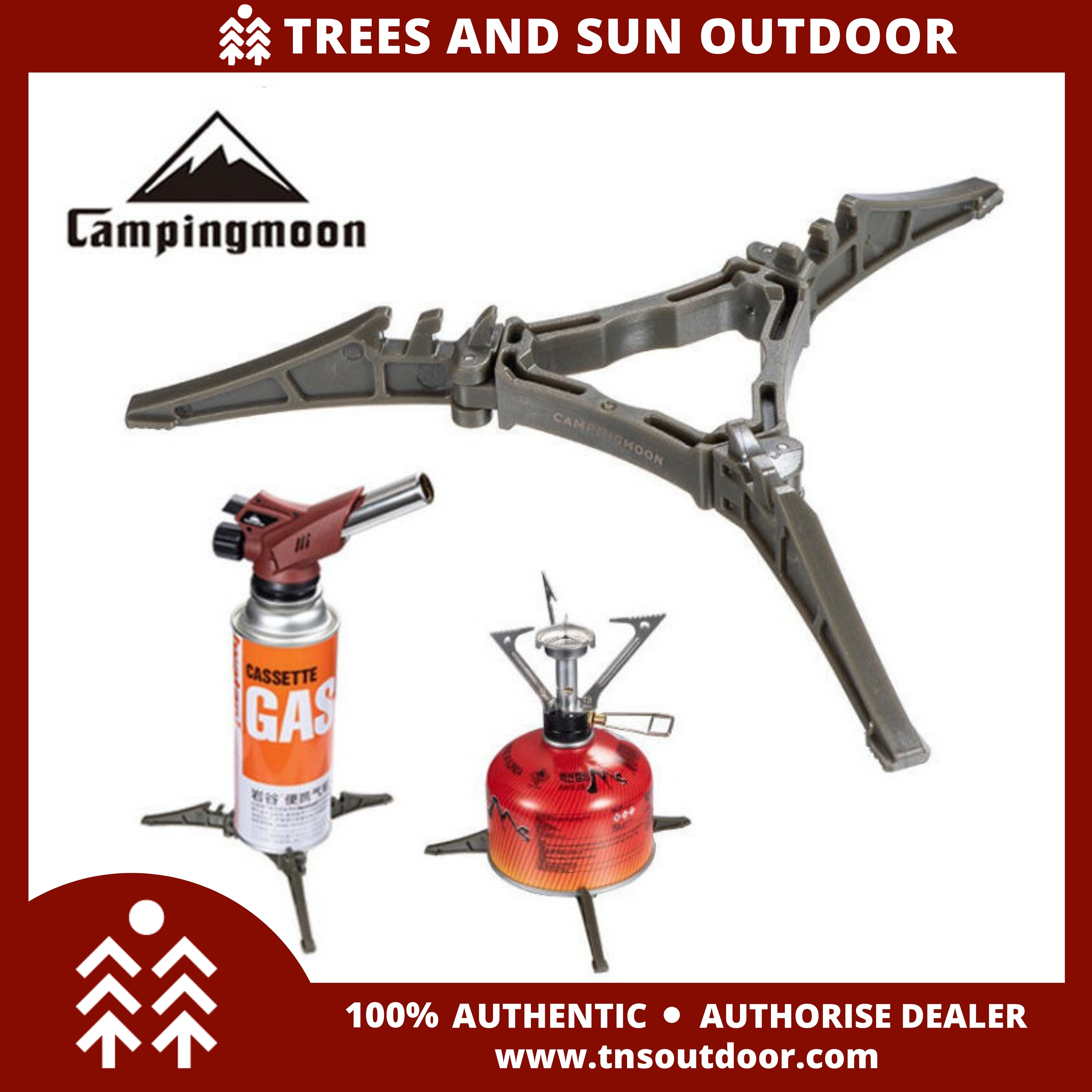 Campingmoon Folding Universal Fuel Canister Stand Bracket Stabilizer ...