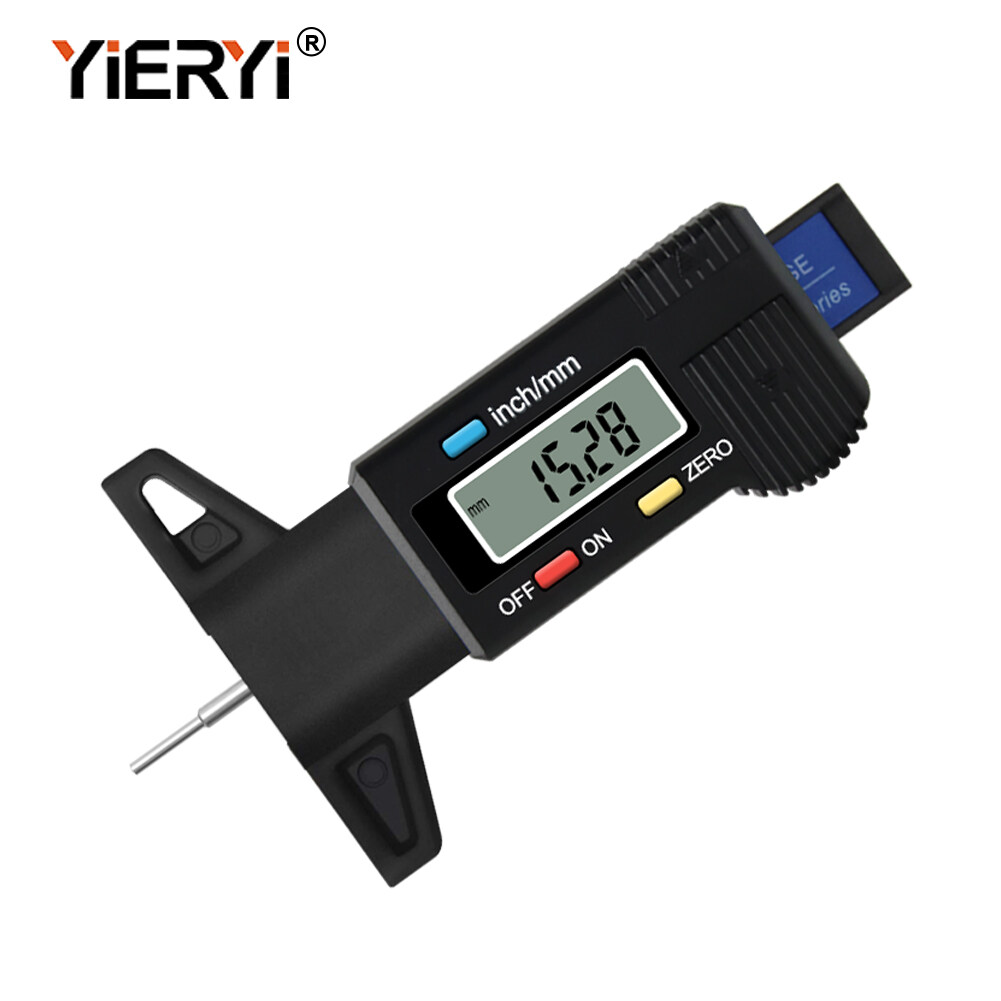 Digital Car Tyre Tire Tread Depth Gauge Meter Auto Tire Wear Detection ...