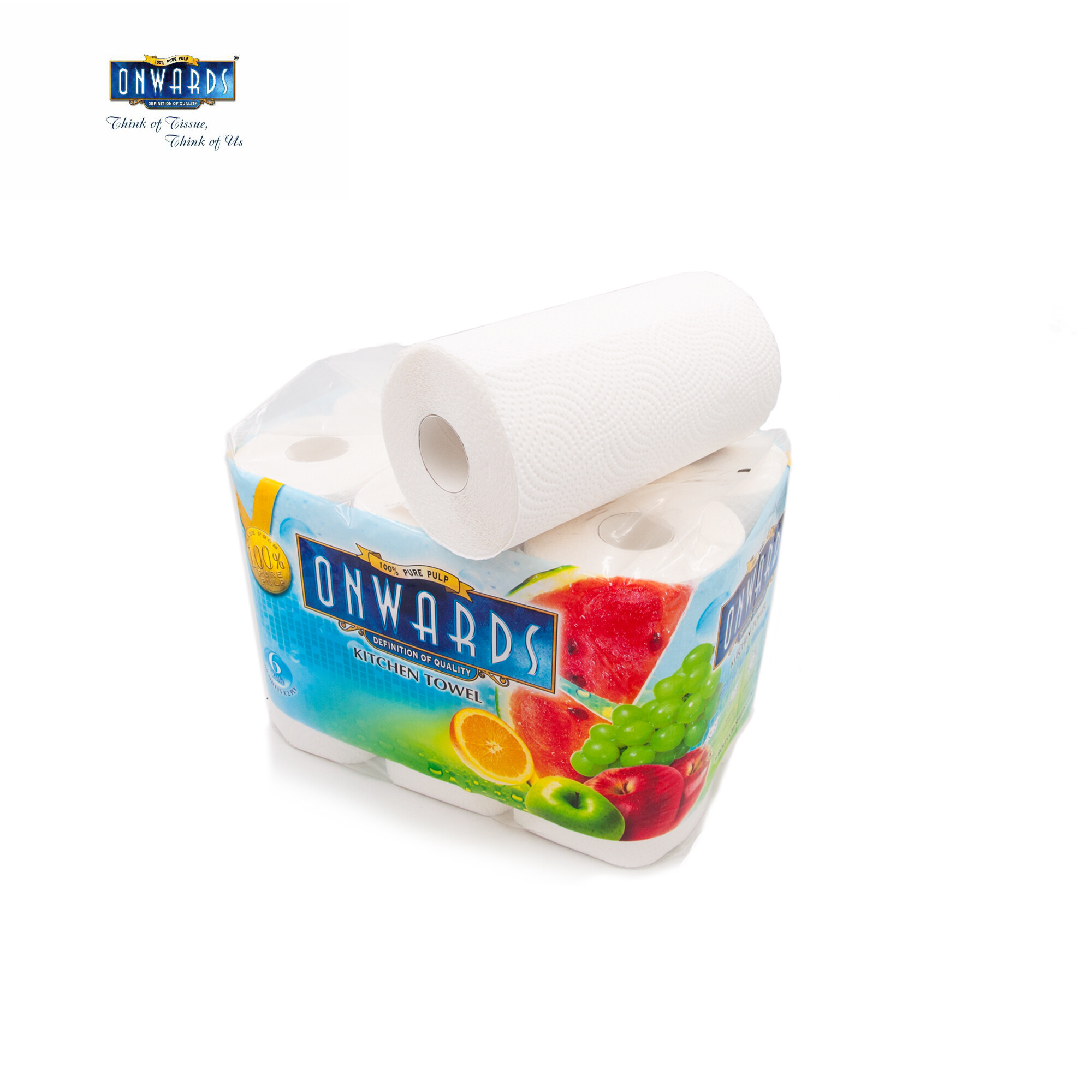 Onwards Kitchen Towel 6 Rolls x 80 Sheets x 2 Ply | Lazada