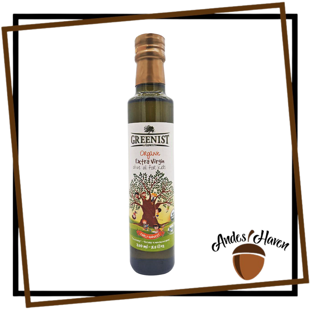 【Greenist】Organic Extra Virgin Olive Oil for Kids - 250ml | Lazada
