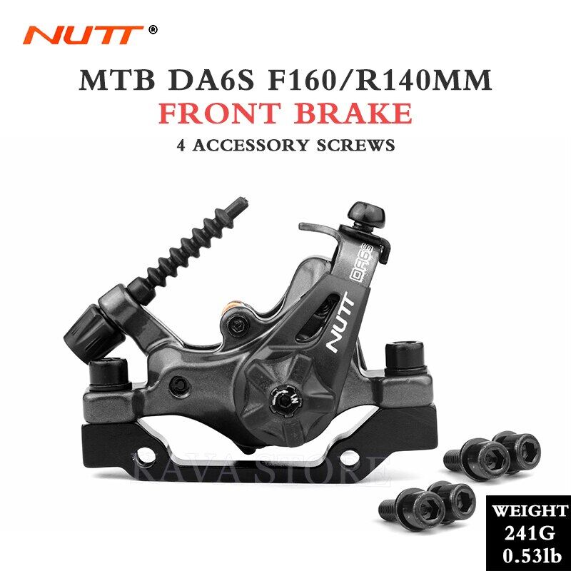NUTT DA6S Electric Bilateral Brakes MTB Dual Piston Drive Disc Brake ...