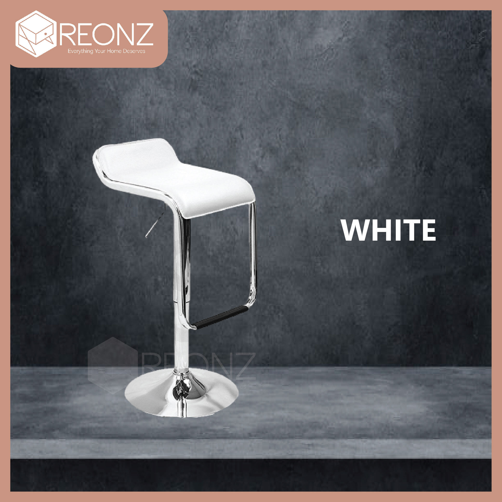 REONZ Tizi Swivel Bar Stool Chair Counter Kitchen modern bar chair ...