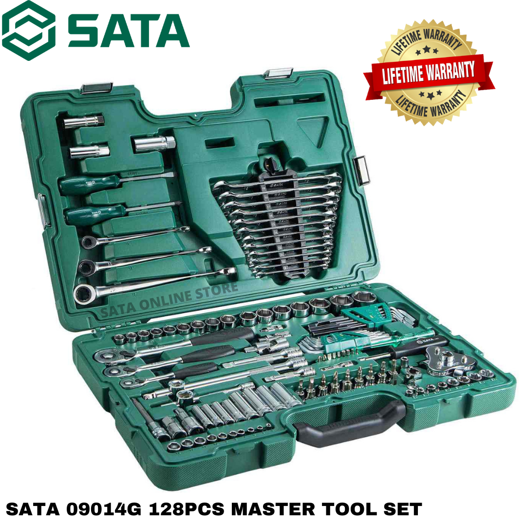 SATA 09014G 128PCS MASTER TOOL SET / TOOL SET / HAND TOOLS / TOOL KIT ...