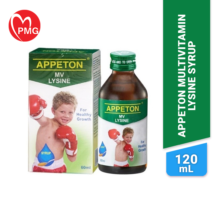 [PMG PHARMACY] Appeton Multivitamin Lysine Syrup 120ML | Lazada