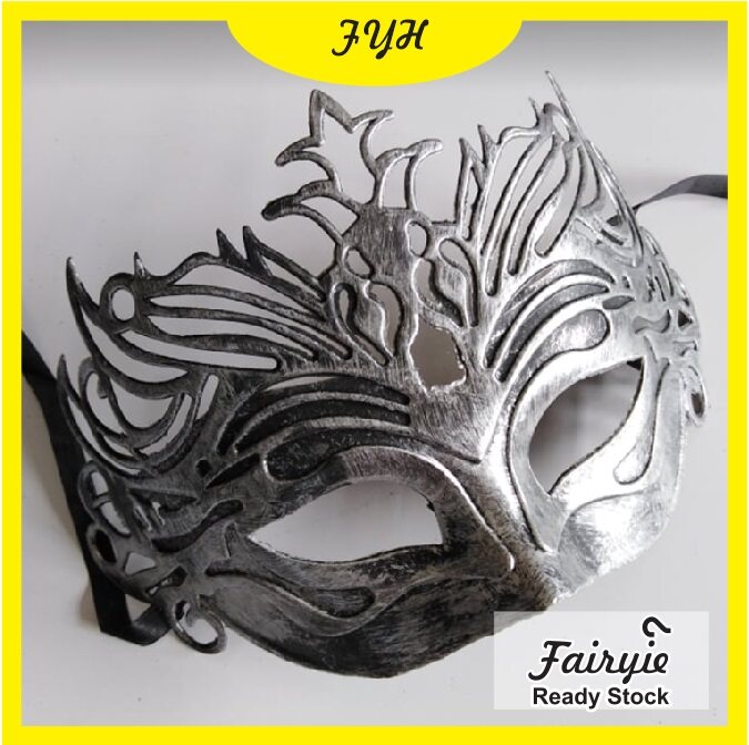 ⚡READY STOCK⚡ Masquerade Mask Party Crown Warrior Party Mask Masquerade ...