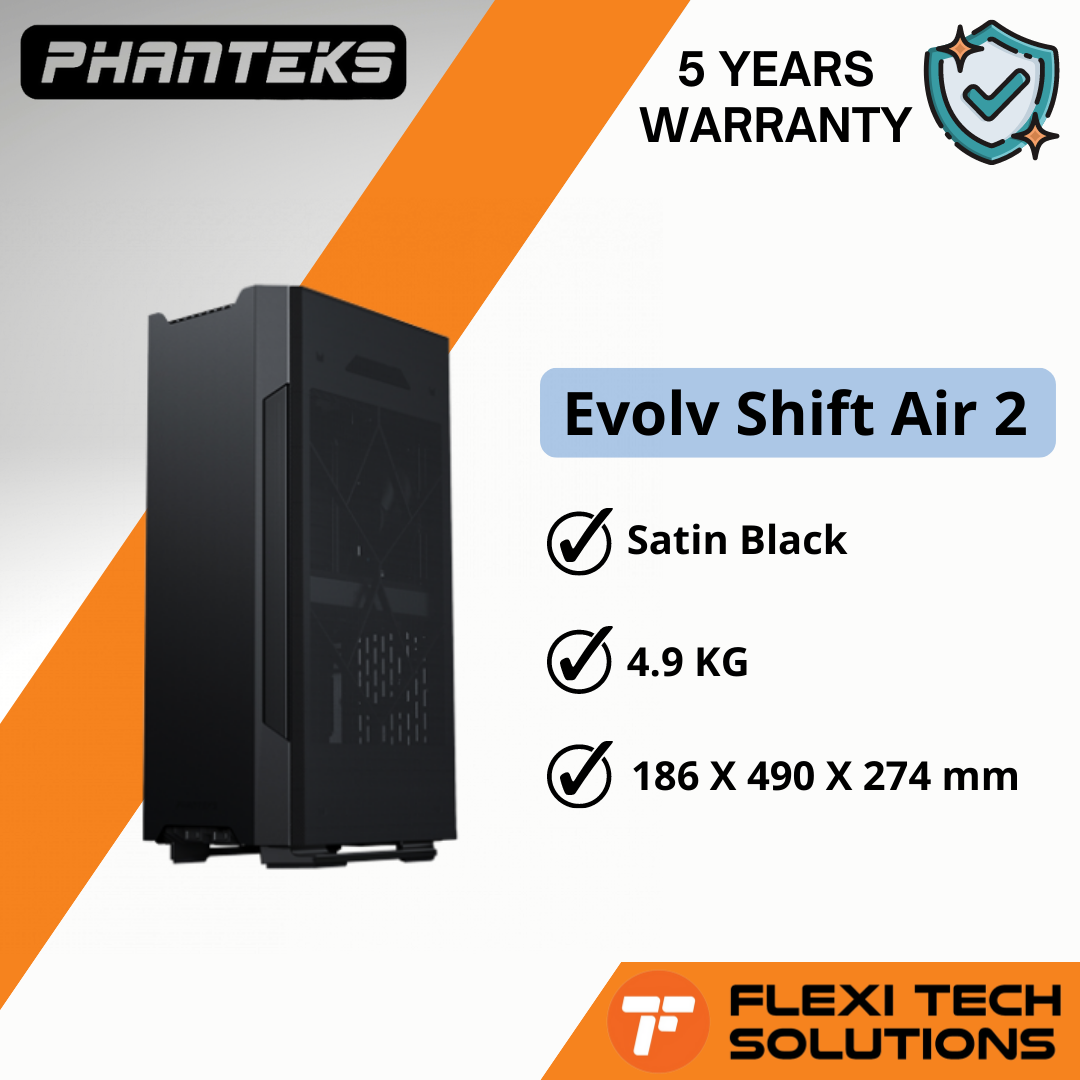 Flexi Tech PHANTEKS Evolv Shift Air 2 iTX Casing Fabric Mesh Panel DRGB ...